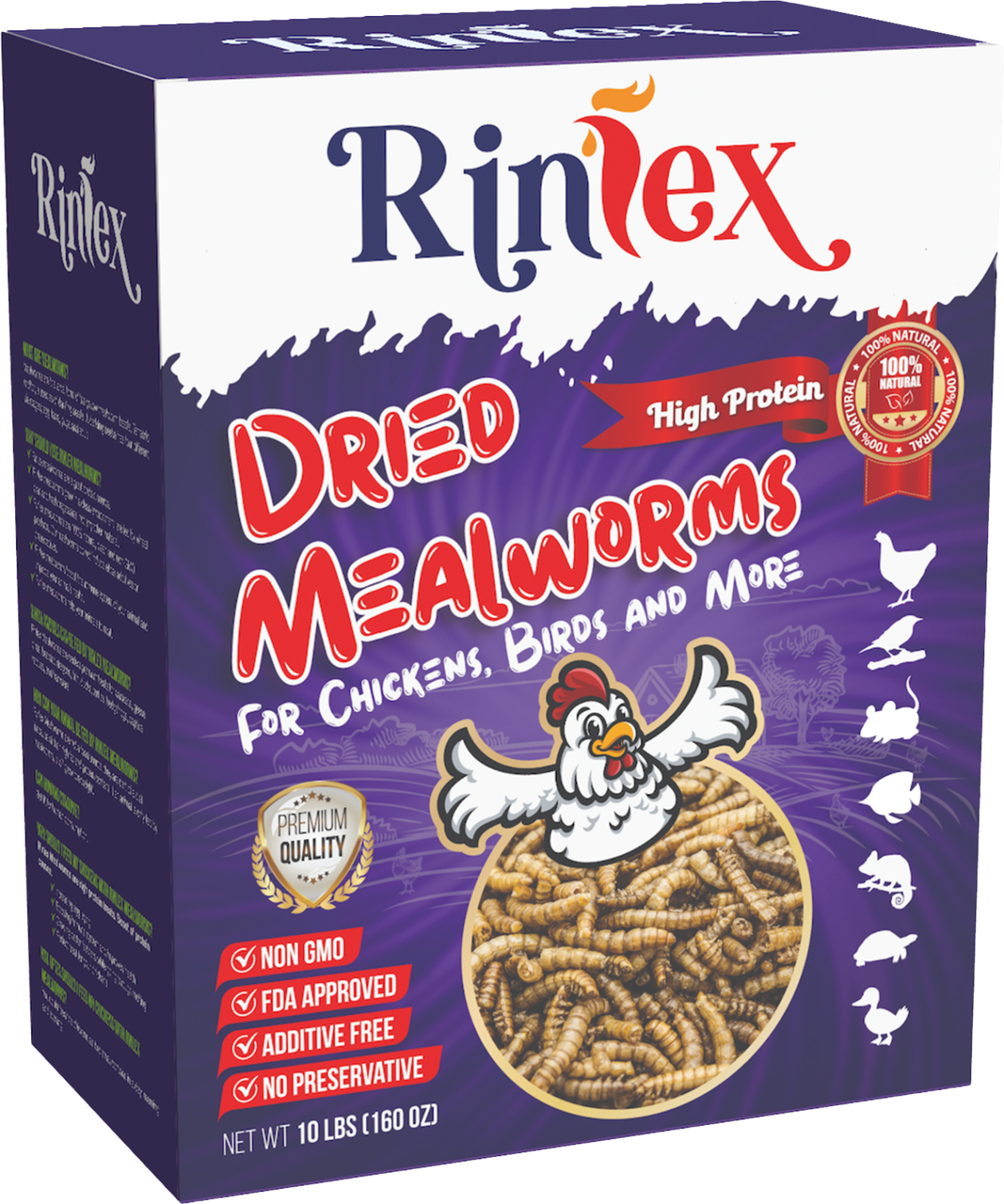 DRIED MEALWORMS – Rinlex Dried Mealworms & Dried BSF Larvae